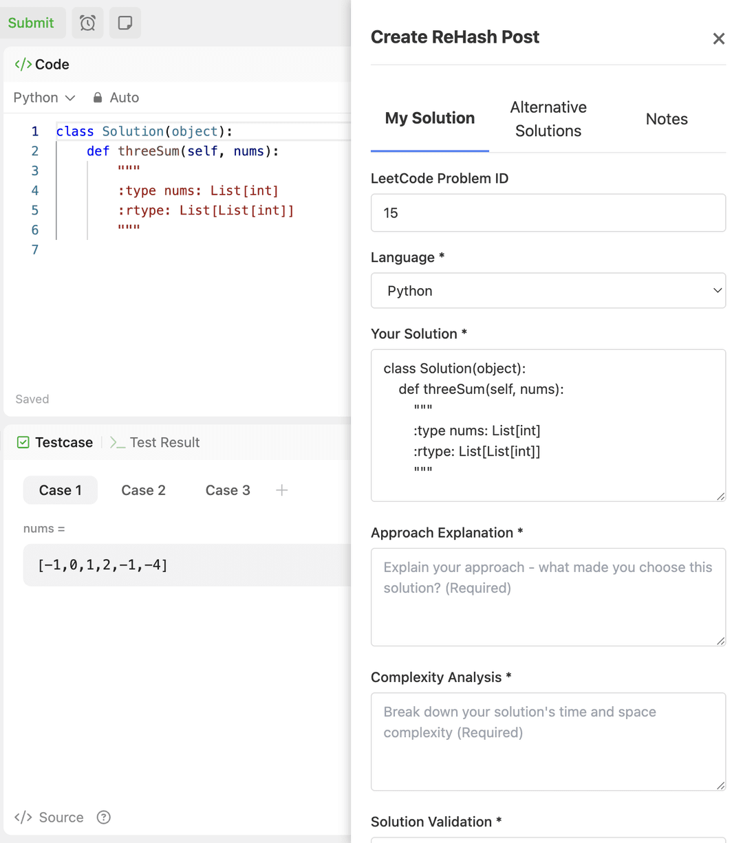 ReHash - Social Platform for AI Driven Interview Prep